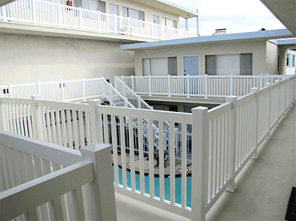 Porch, Balcony Railings 1 - Vinyl Fence Depot